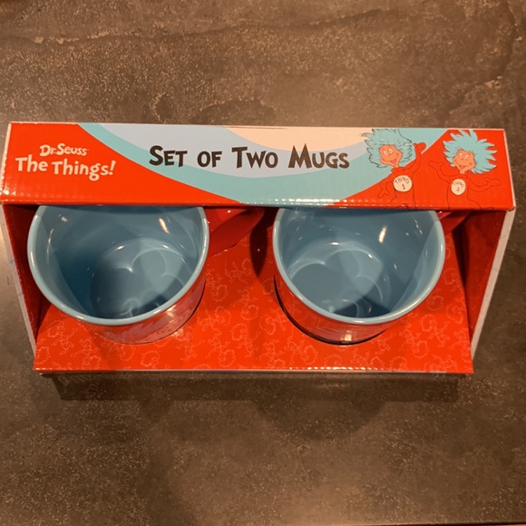 Dr. Seuss | Dining | Dr Seuss Mugs Thing And Thing 2 Set | Poshmark